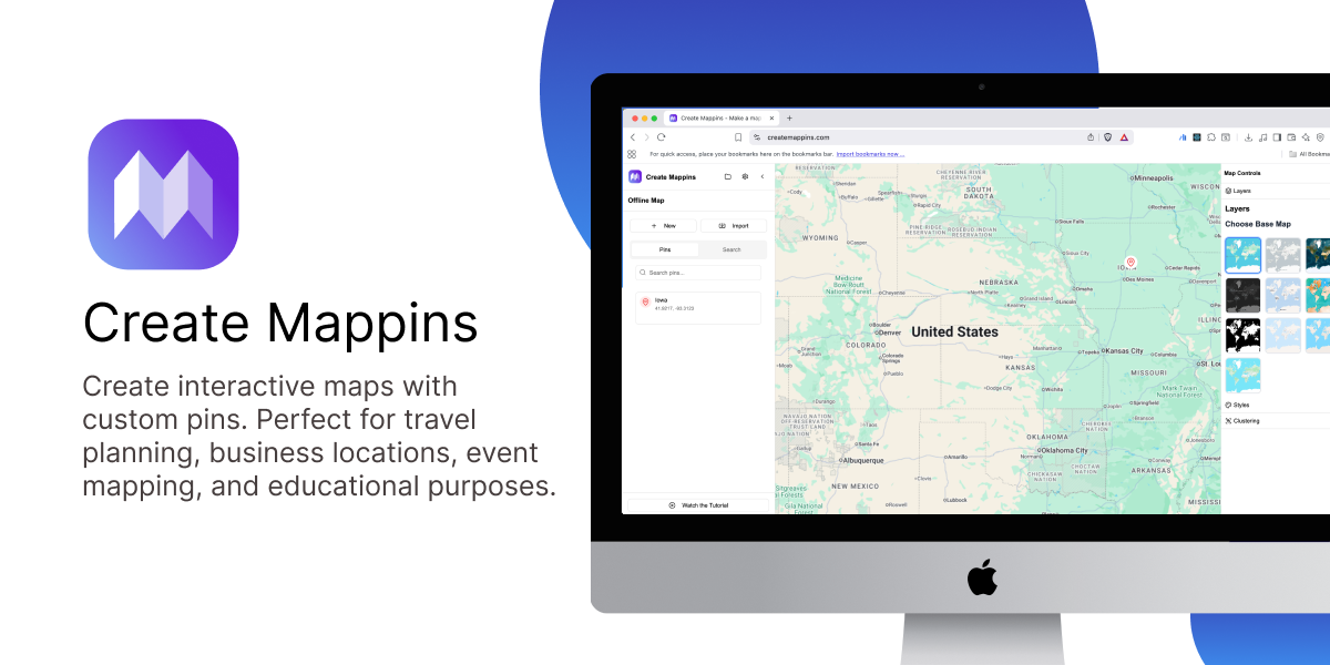 Create Mappins - Make a map with pins